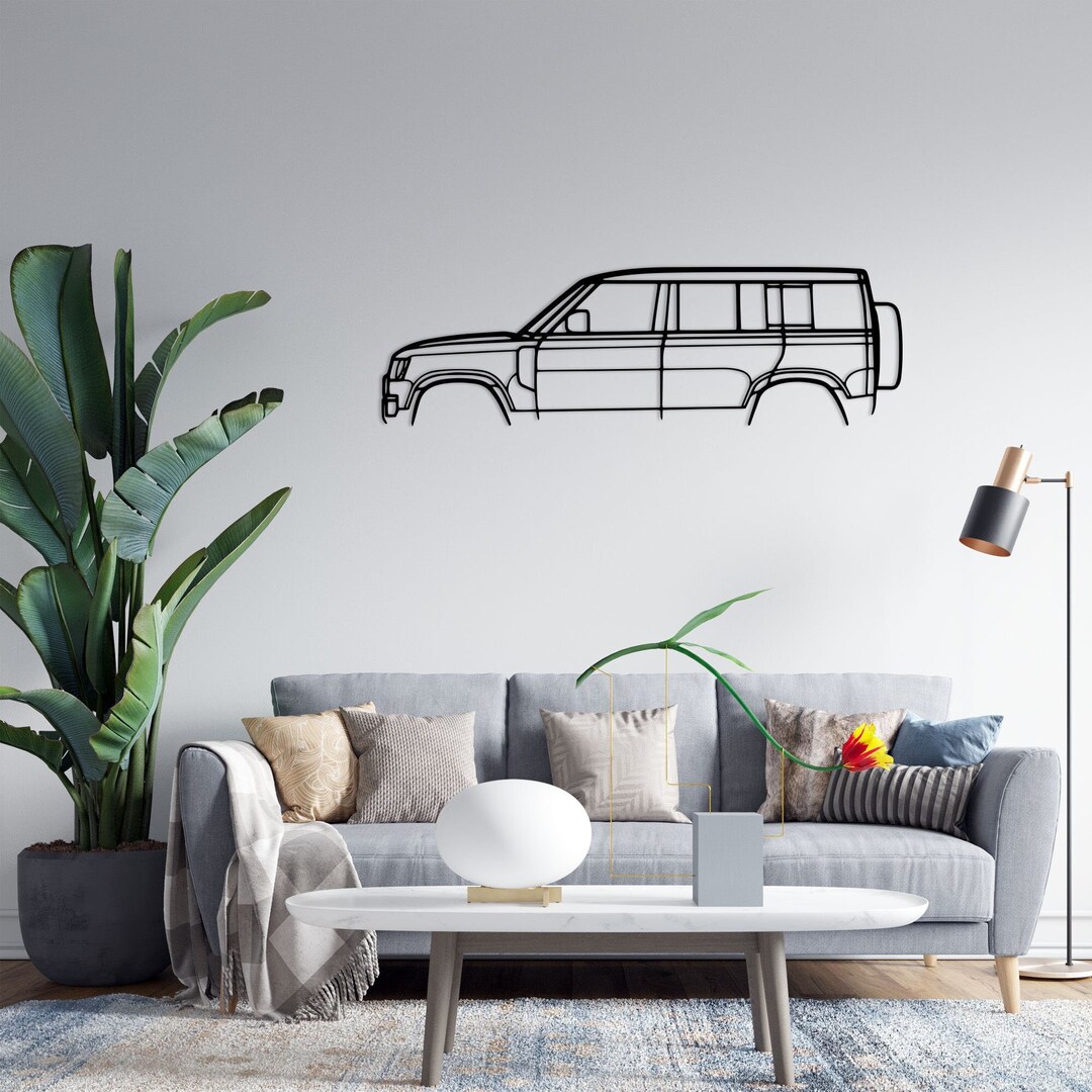 Defender D110 Silhouette Metal Wall Art , Defender D110 Metal Wall Art ...