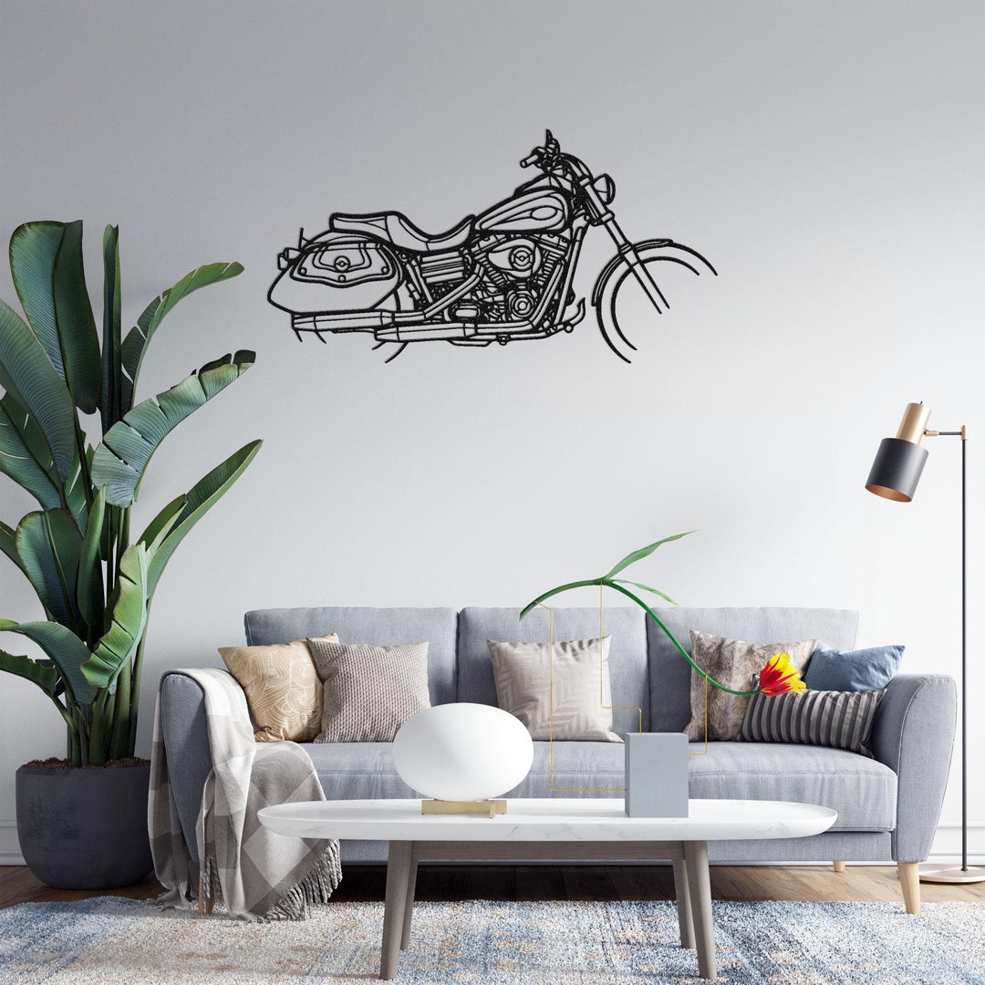 Iconic Motorcycle Metal Wall Art , Motorcycle Metal Wall Decor ...