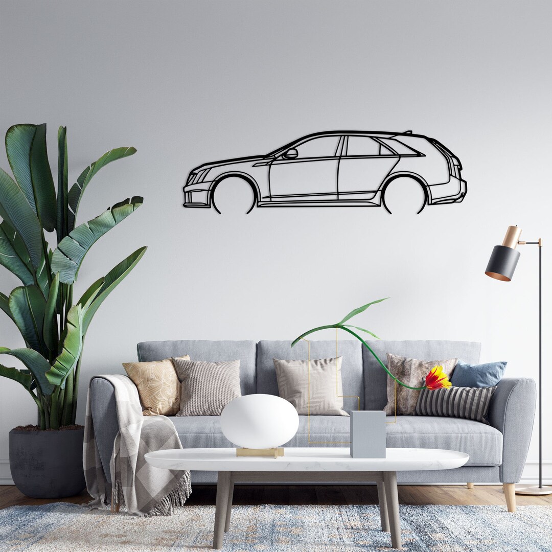 Ctsv Wagon Detailed Silhouette Metal Wall Art , Ctsv Wagon Metal Wall ...
