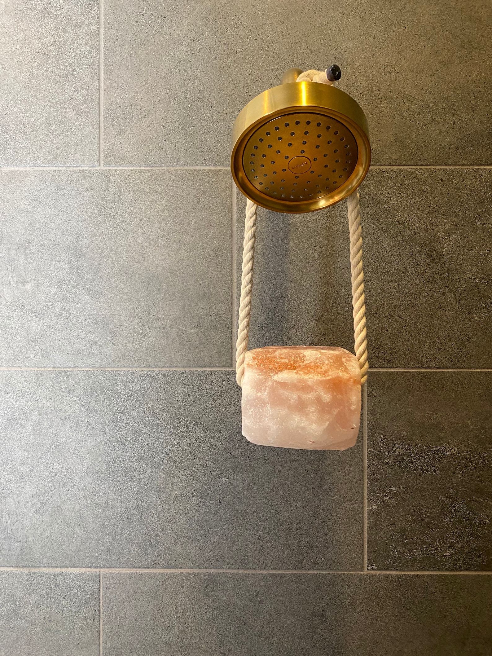 Shower Salt Rock 100% Natural Pink Himalayan Salt Rock Shower - Etsy