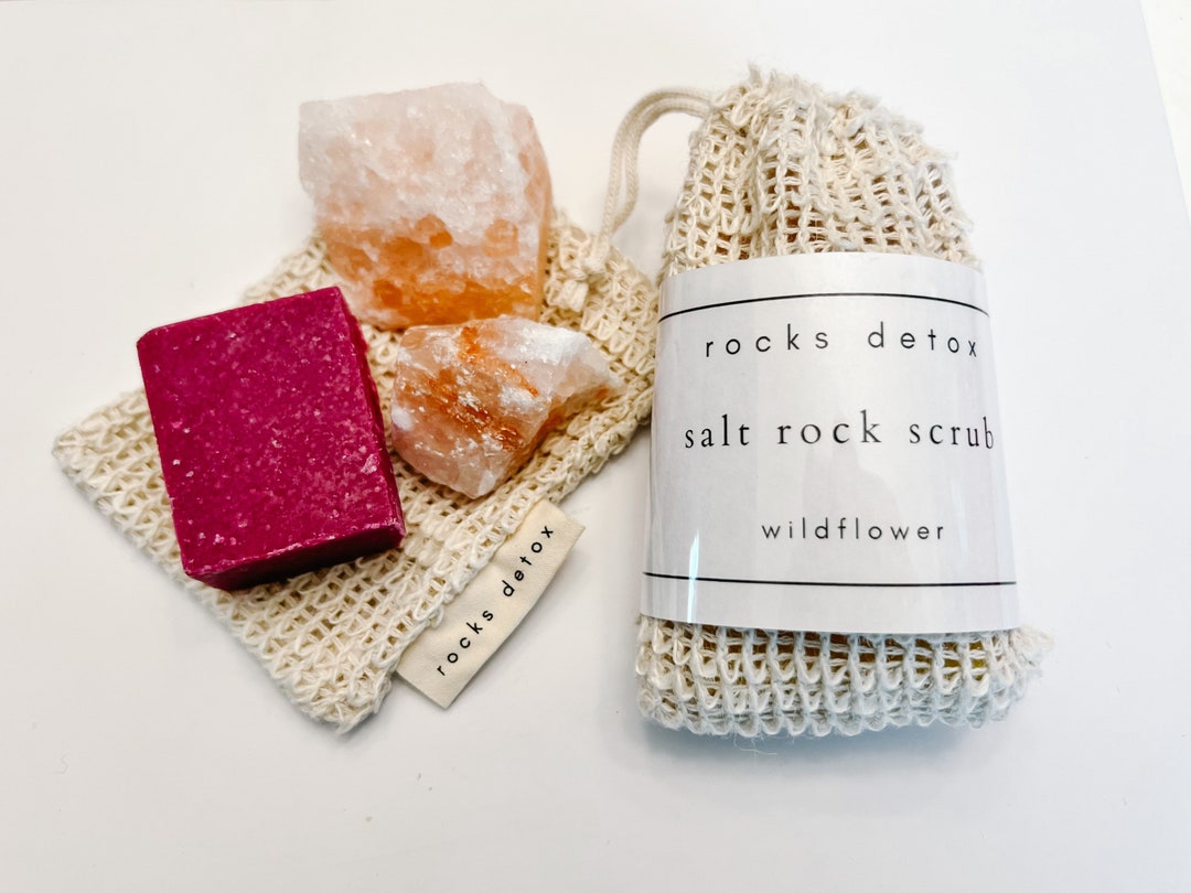 Wildflower Body Scrub - Salt Scrub Salt Rock Scrub All Natural Scrub ...