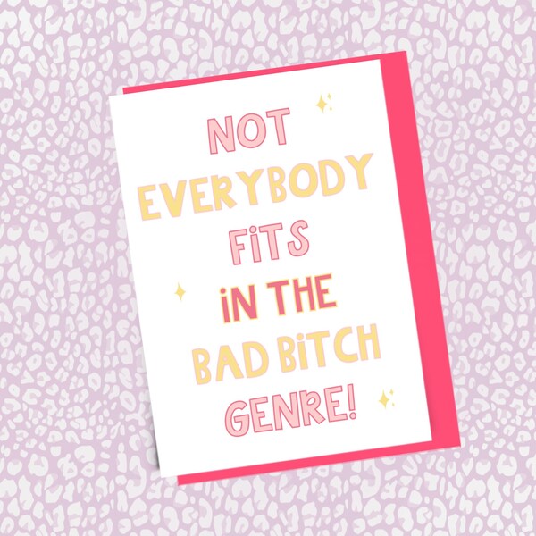 Bitch Card - Etsy