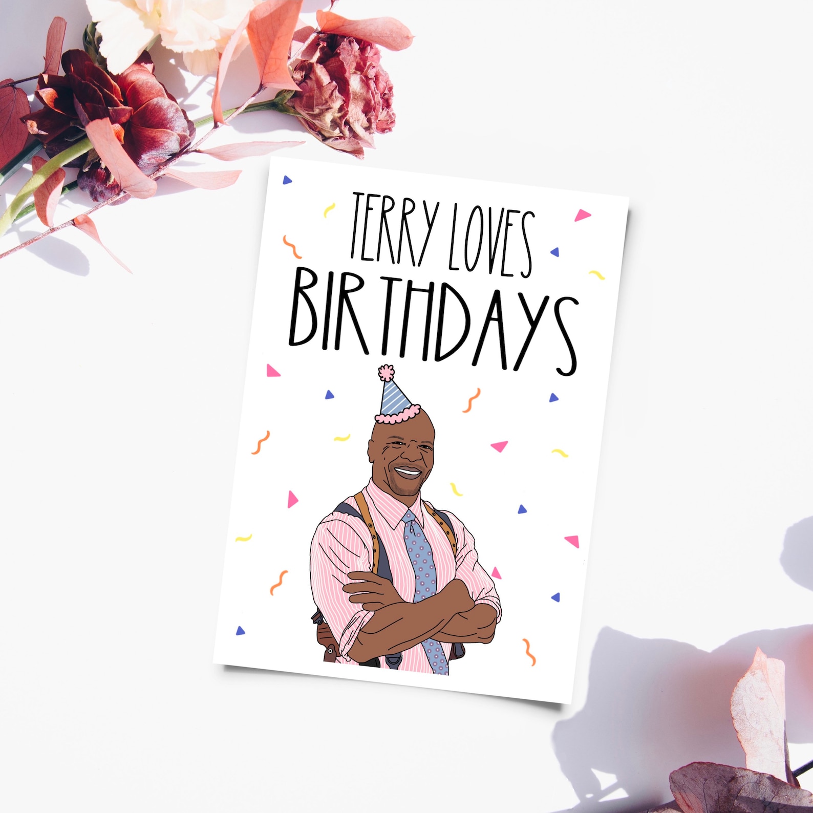 Terry B99 birthday card Terry loves Birthdays funny birthday | Etsy