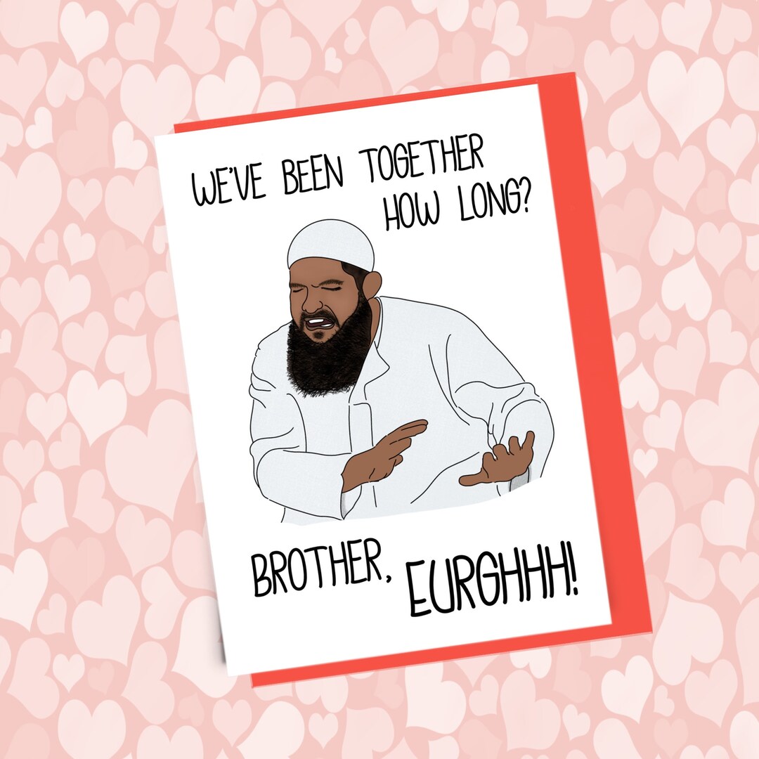 Brother Eurgh Tiktok Anniversary/valentines Card, Funny Meme Tiktok ...