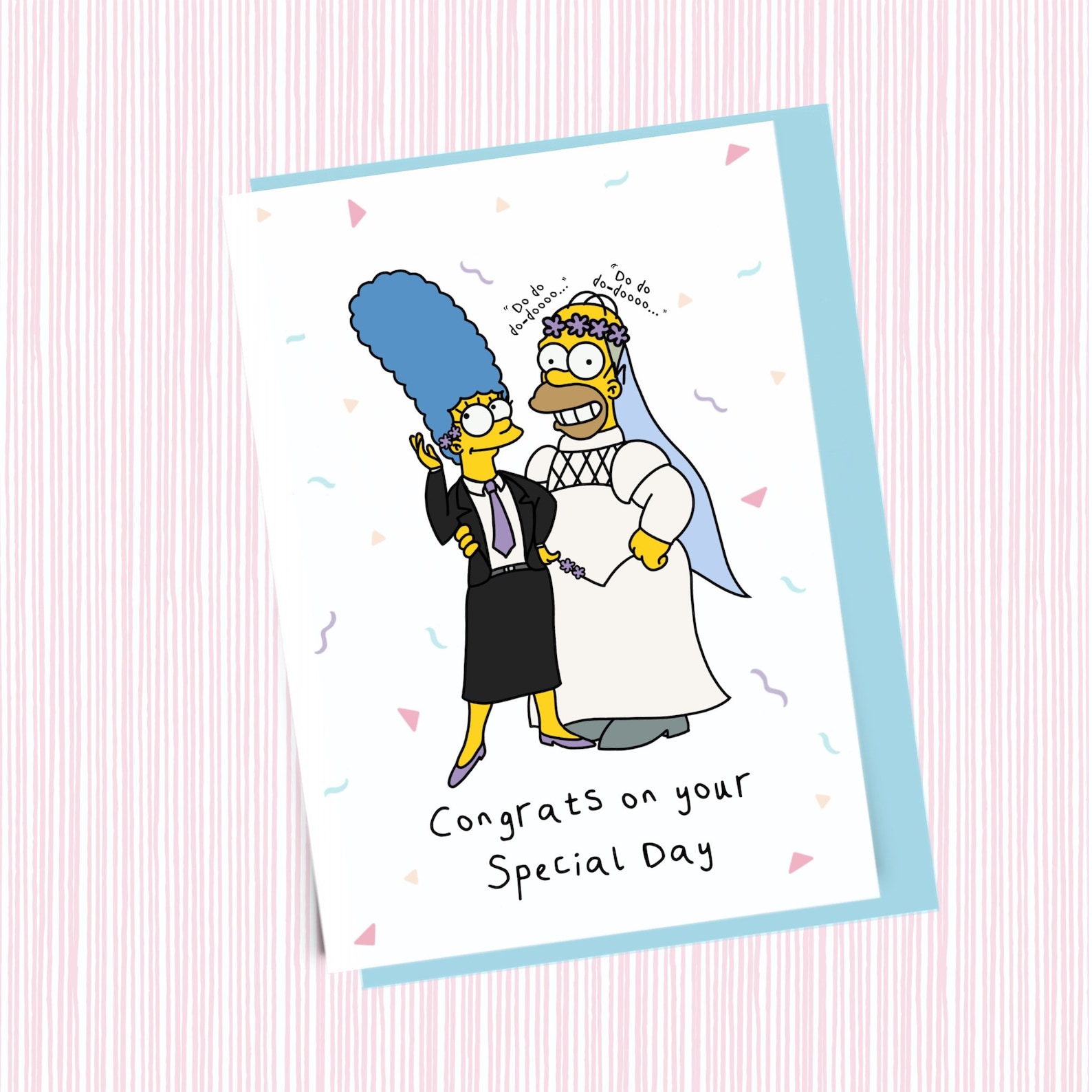 Homer Bride Wedding Card Simpsons Wedding Congratulations - Etsy