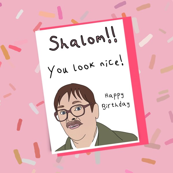 Friday Night Dinner Birthday Card - Etsy