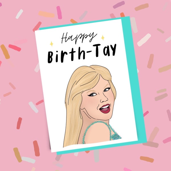 Swifty Birthday Card - Etsy