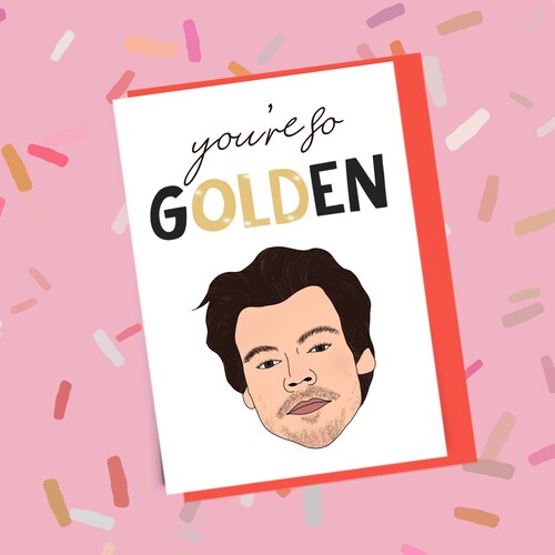 Harry Styles Birthday Card - Etsy