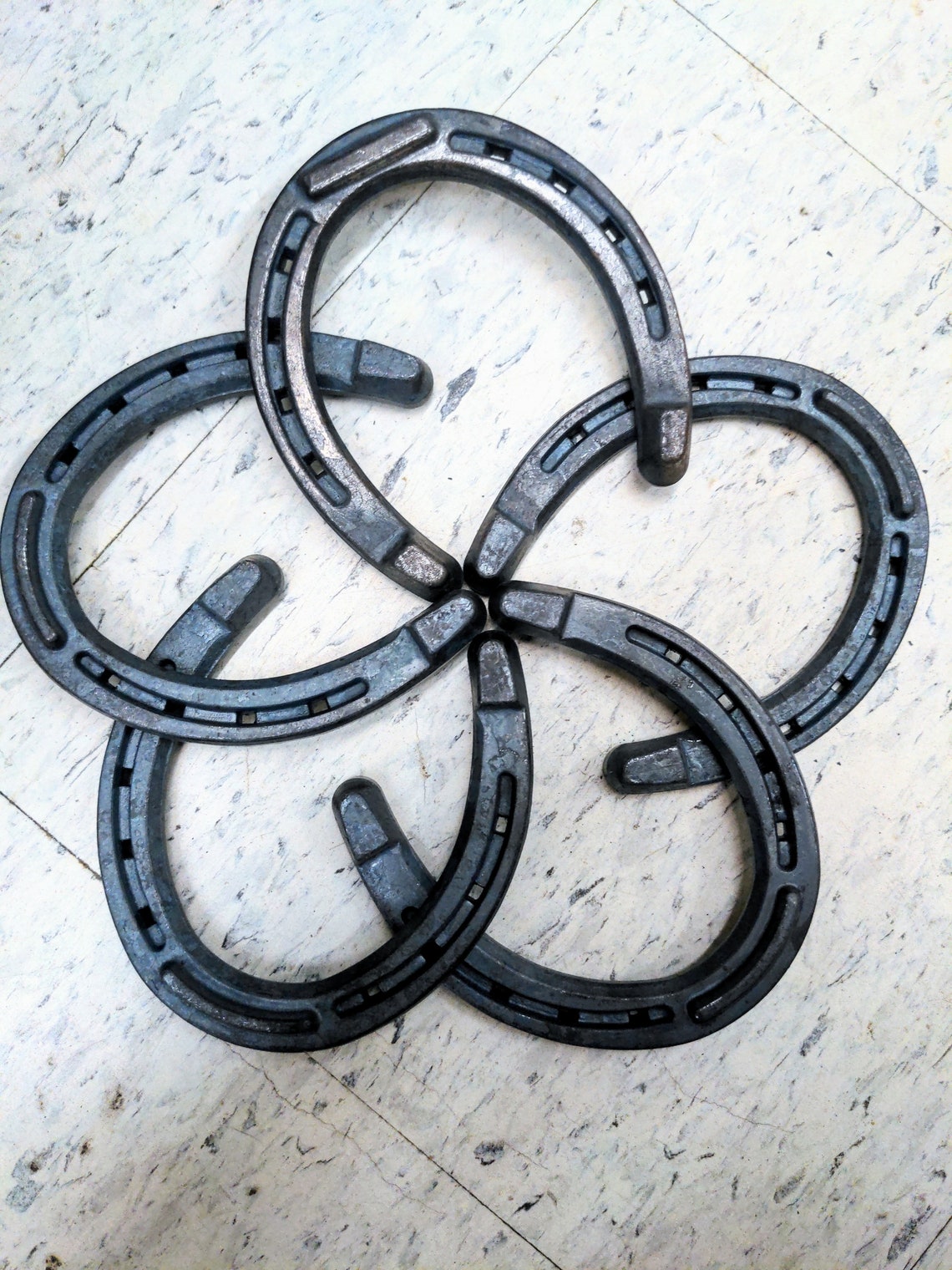 Handcrafted Horseshoe Design With Rose - Etsy