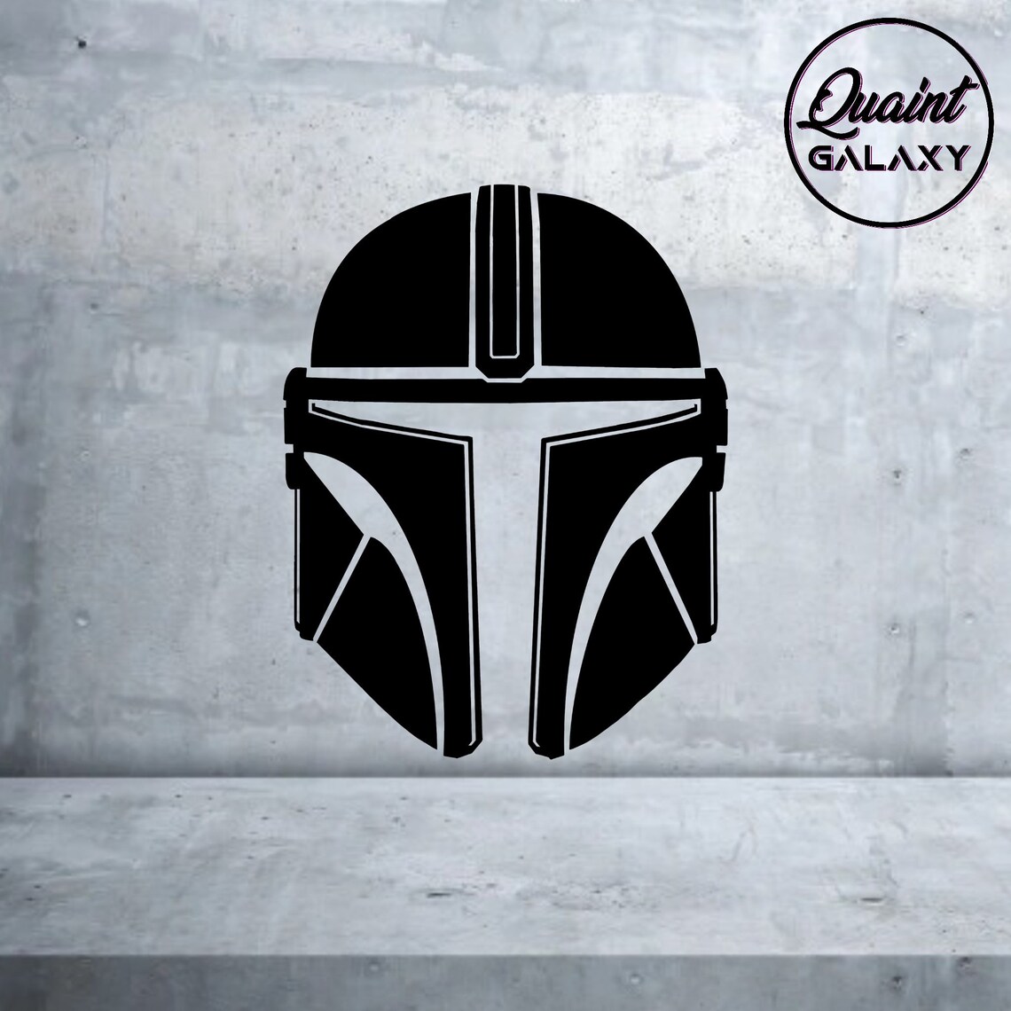 Mandalorian Vinyl Die Cut Sticker Permanent Vinyl Starwars | Etsy