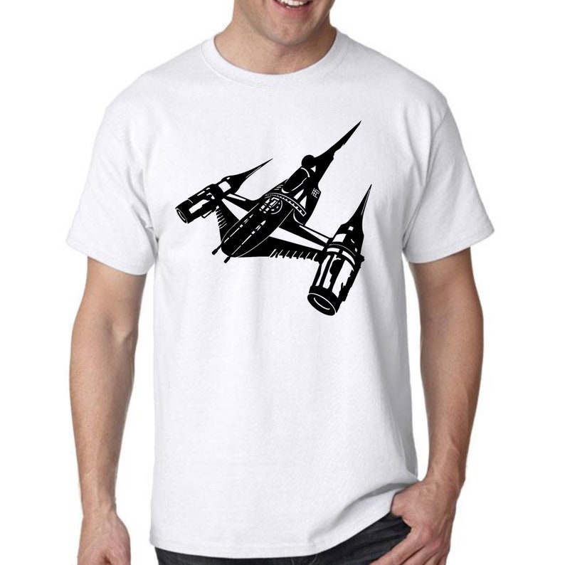 Naboo N1 Starfighter SVG – Minimalist Star Wars Spaceship (digital ...