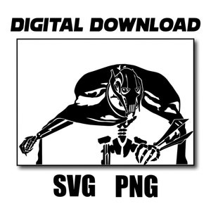 General Grievous SVG - Digital Download- Clone Wars - SVG - PNG - Star ...