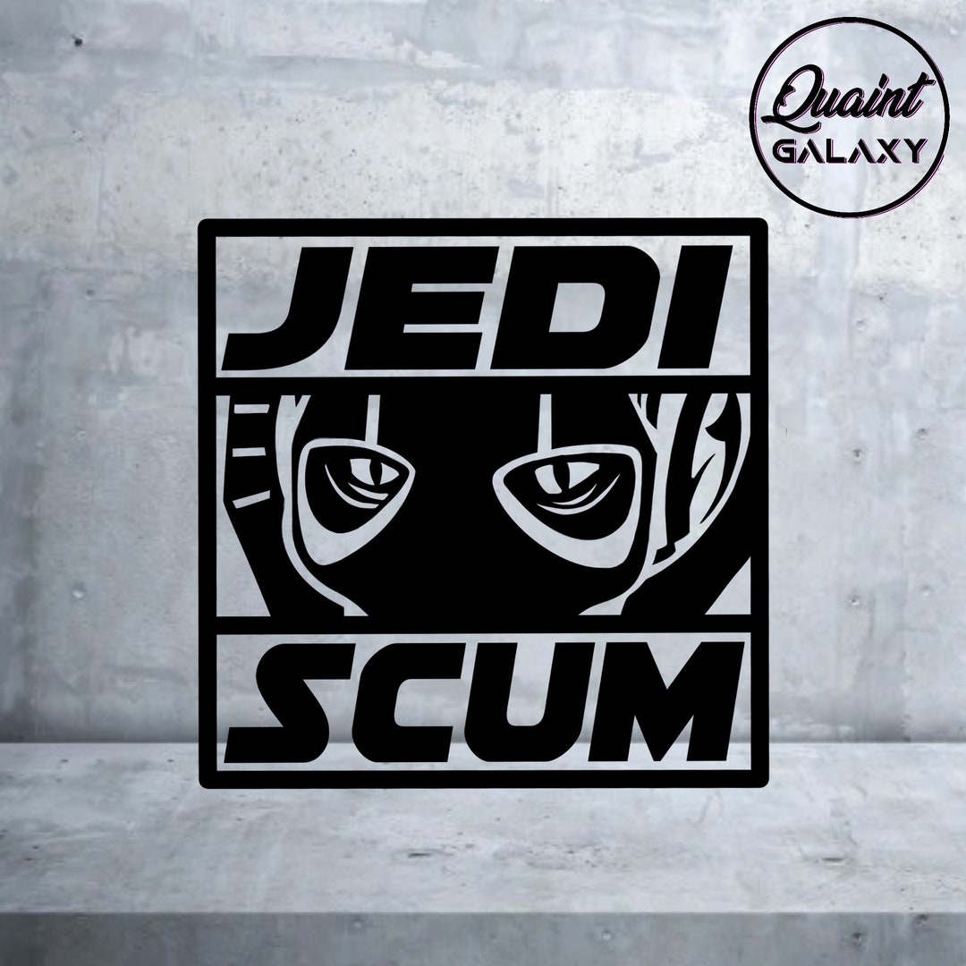 Jedi Scum SVG - Digital Download- Minimalist - SVG - PNG - Star Wars ...
