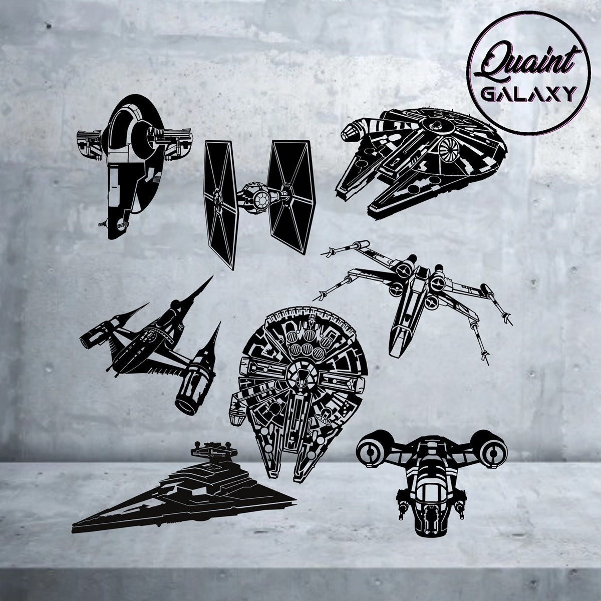 Star Wars Ship SVG Bundle – 8 Minimalist Designs (digital Download) - Etsy