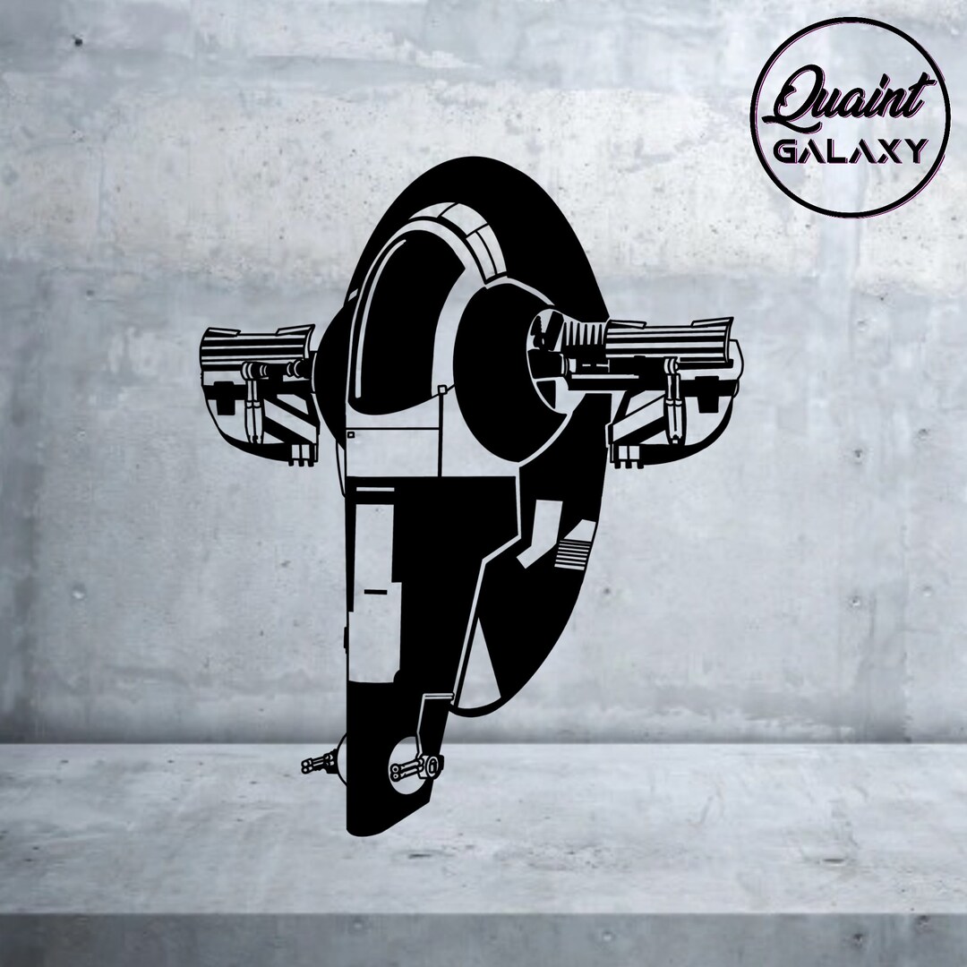 Slave 1 - SVG - Boba Fett- Digital Download- SVG - PNG - Star Wars ...