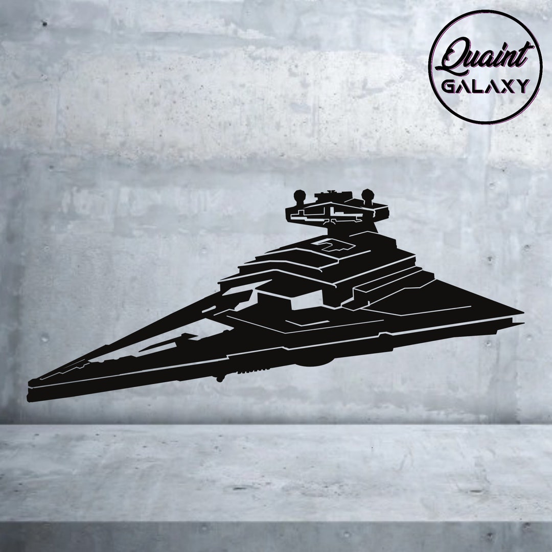 Star Destroyer SVG - Digital Download- Minimalist - SVG - PNG - Star ...
