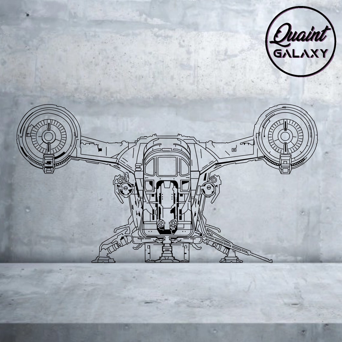 Razor Crest Schematic SVG Mandalorian Starwars SVG - Etsy