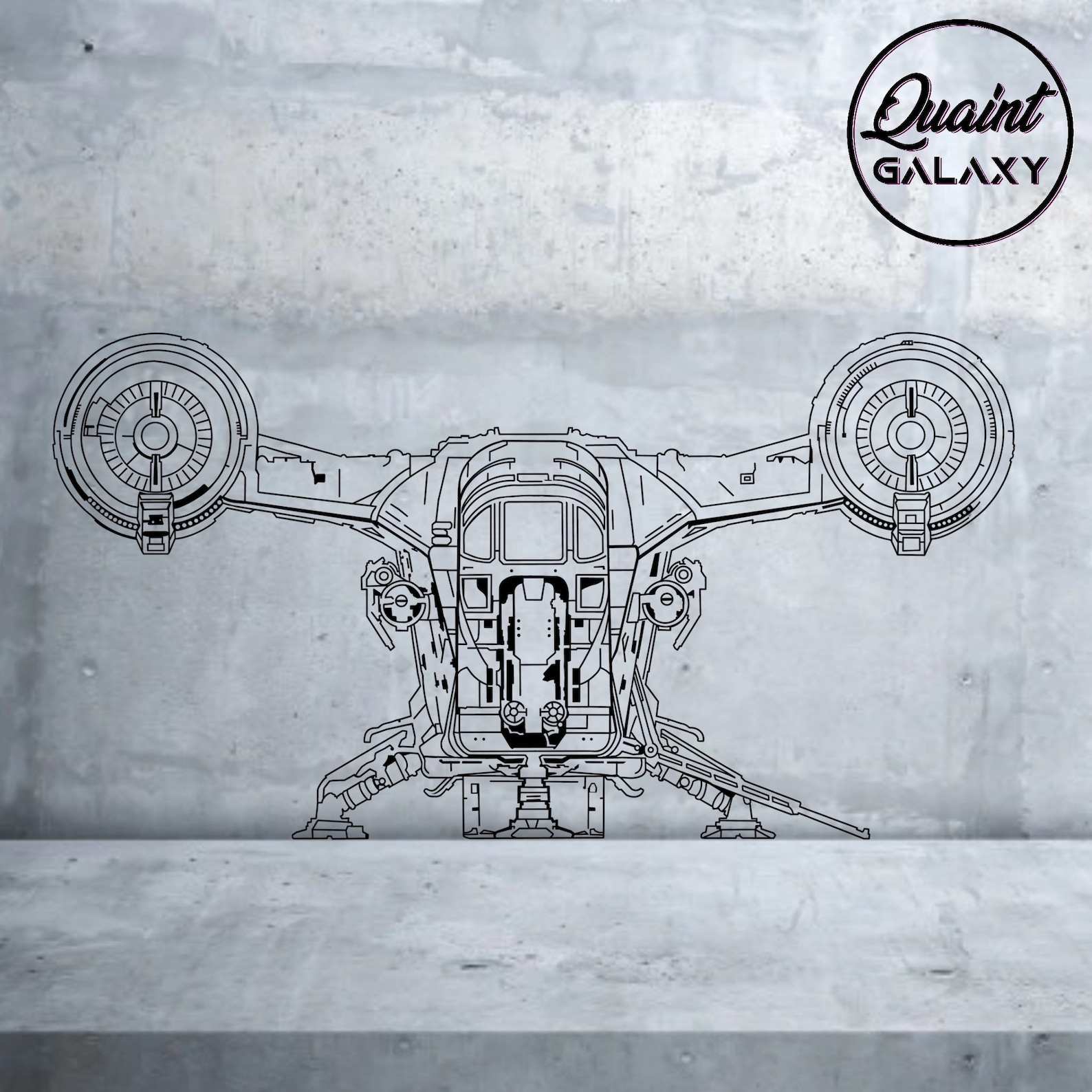 Razor Crest Schematic SVG Mandalorian Starwars SVG Digital Download PNG ...