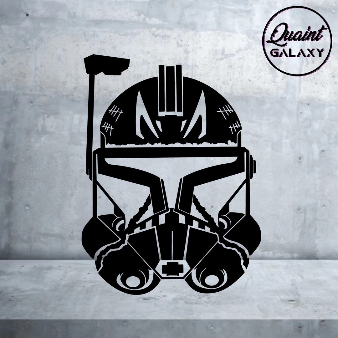 Captain Rex SVG - Digital Download- Minimalist - SVG - PNG - Star Wars ...
