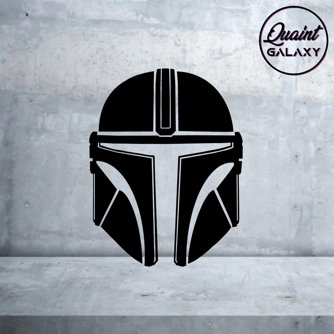 Mandalorian Helmet -SVG - Digital Download- SVG - PNG - Star Wars ...