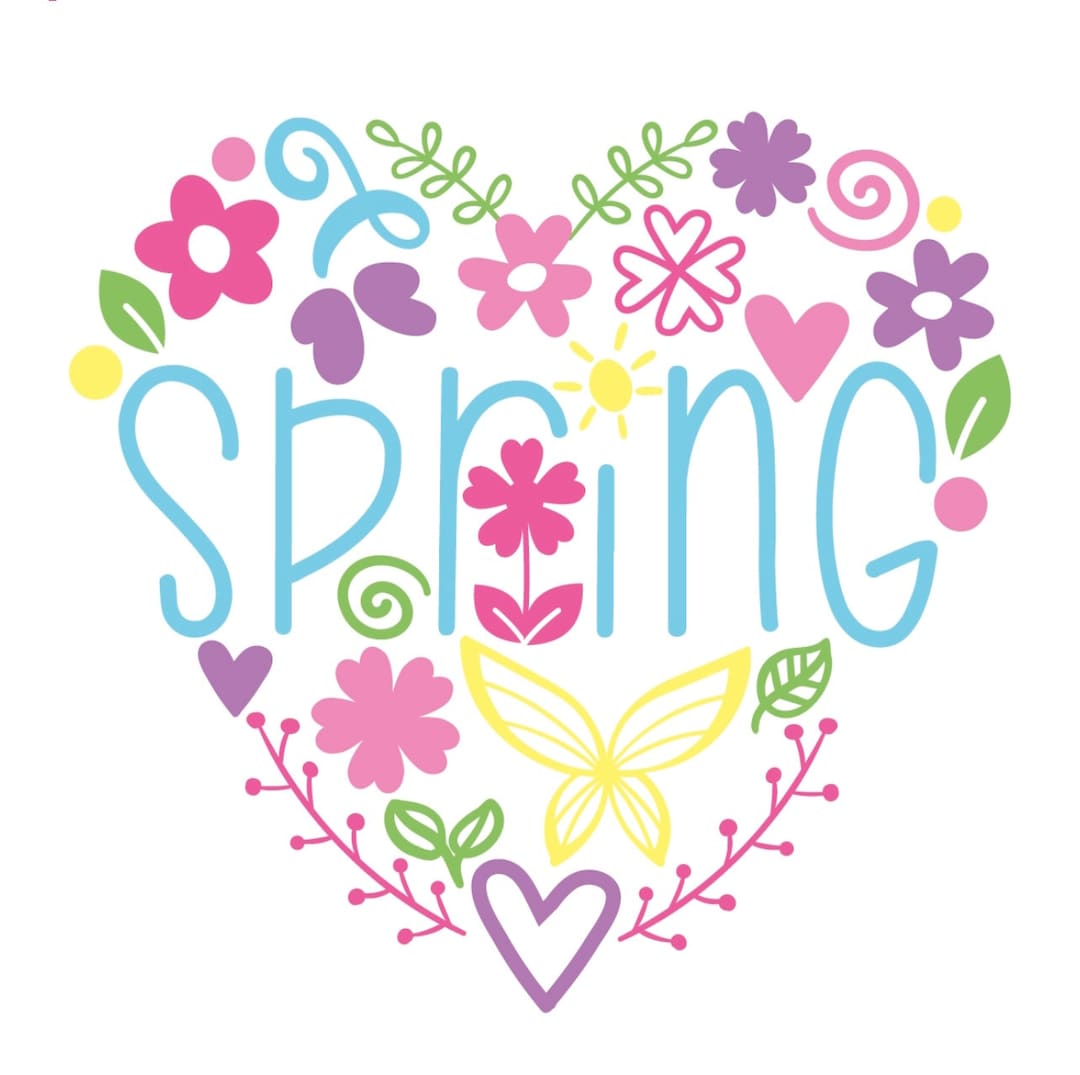 Spring SVG - Etsy
