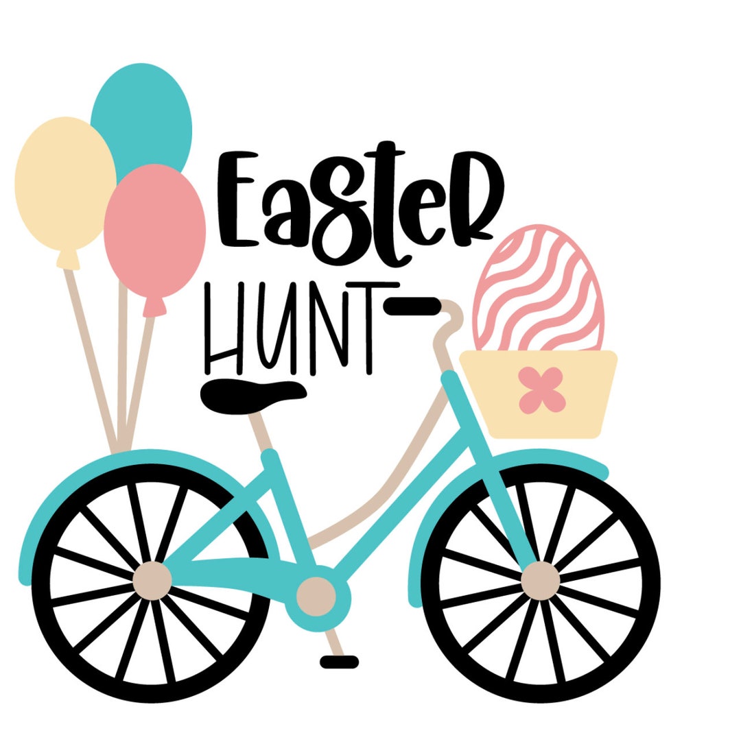 Easter Hunt Bike SVG - Etsy