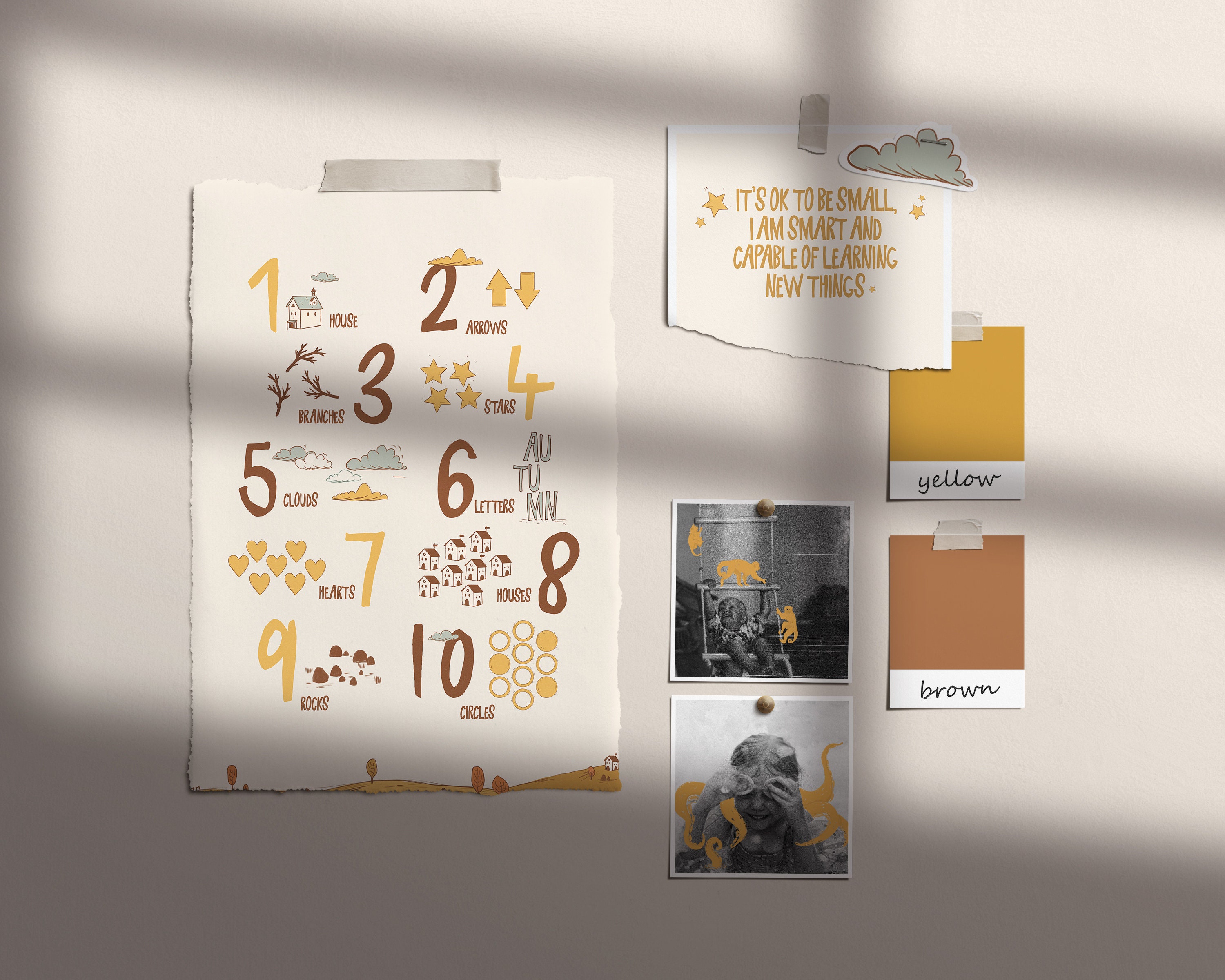 Numbers Poster for Kids, Educational Posters for Classroom Decor, Learn ...