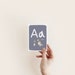 ABC Flashcards, Animal Alphabet Flash Cards Printable, Boho Alphabet ...