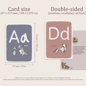 ABC Flashcards, Animal Alphabet Flash Cards Printable, Boho Alphabet ...