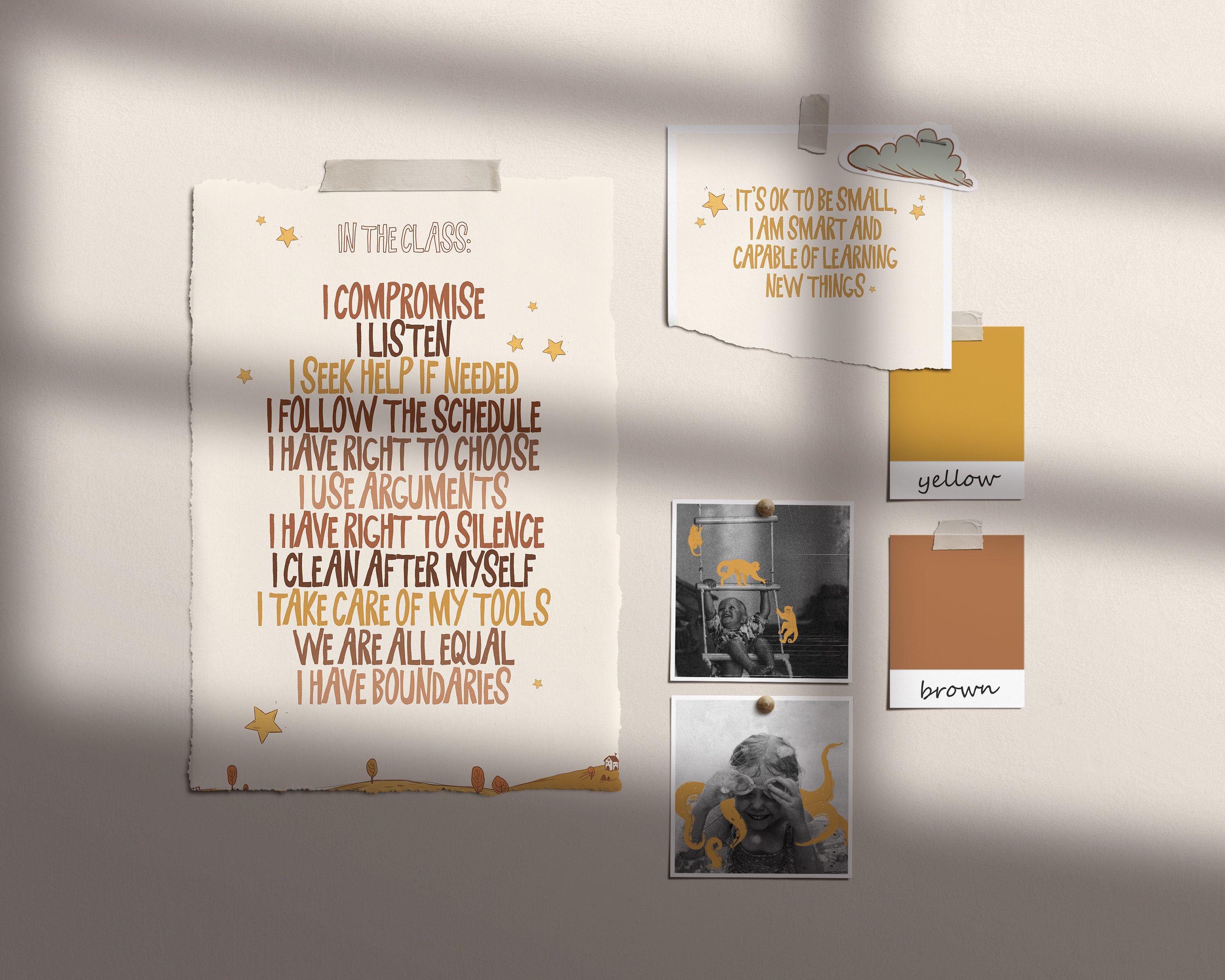 Class Rules Poster, Educational Posters for Classroom Decor, Kids Right ...