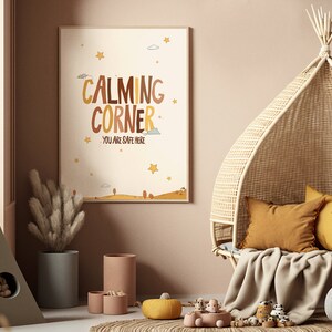 Calming Corner Poster for Kids Poster for Calming Corner - Etsy