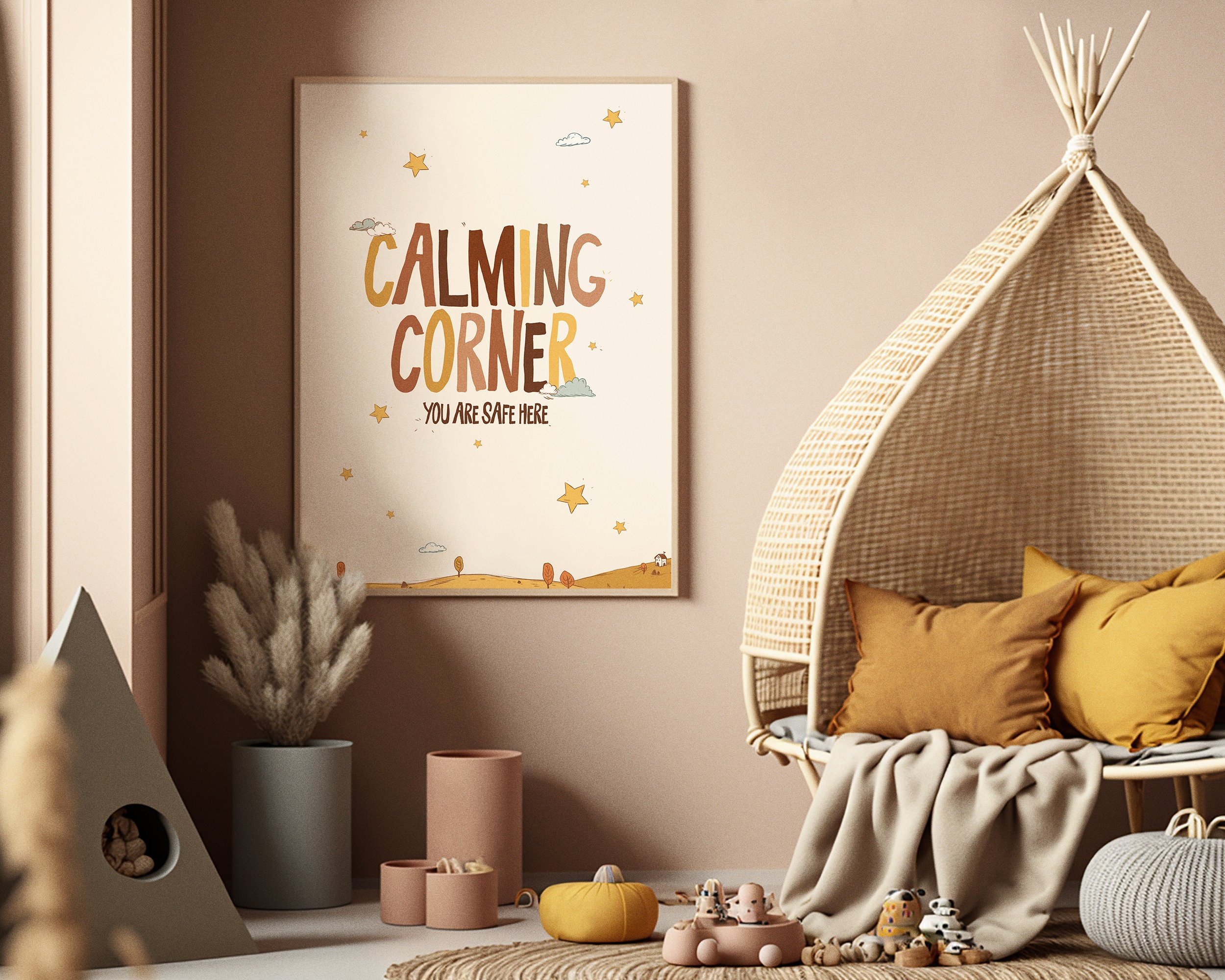 Calming Corner Poster for Kids Poster for Calming Corner - Etsy
