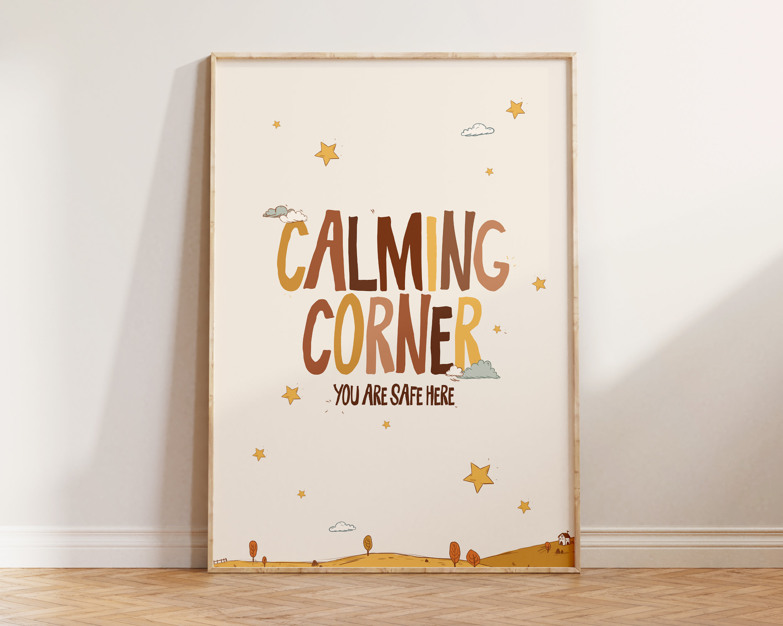 Calming Corner Poster for Kids Poster for Calming Corner - Etsy