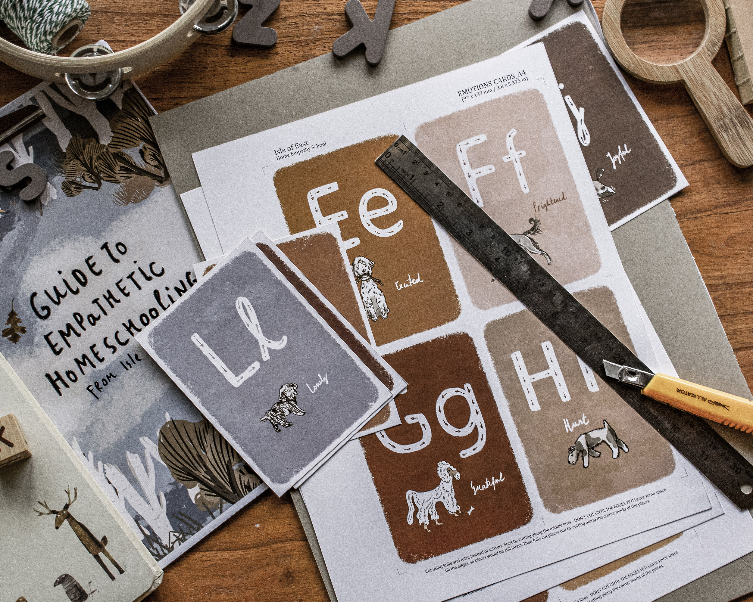 ABC Flashcards, Animal Alphabet Flash Cards Printable, Boho Alphabet ...