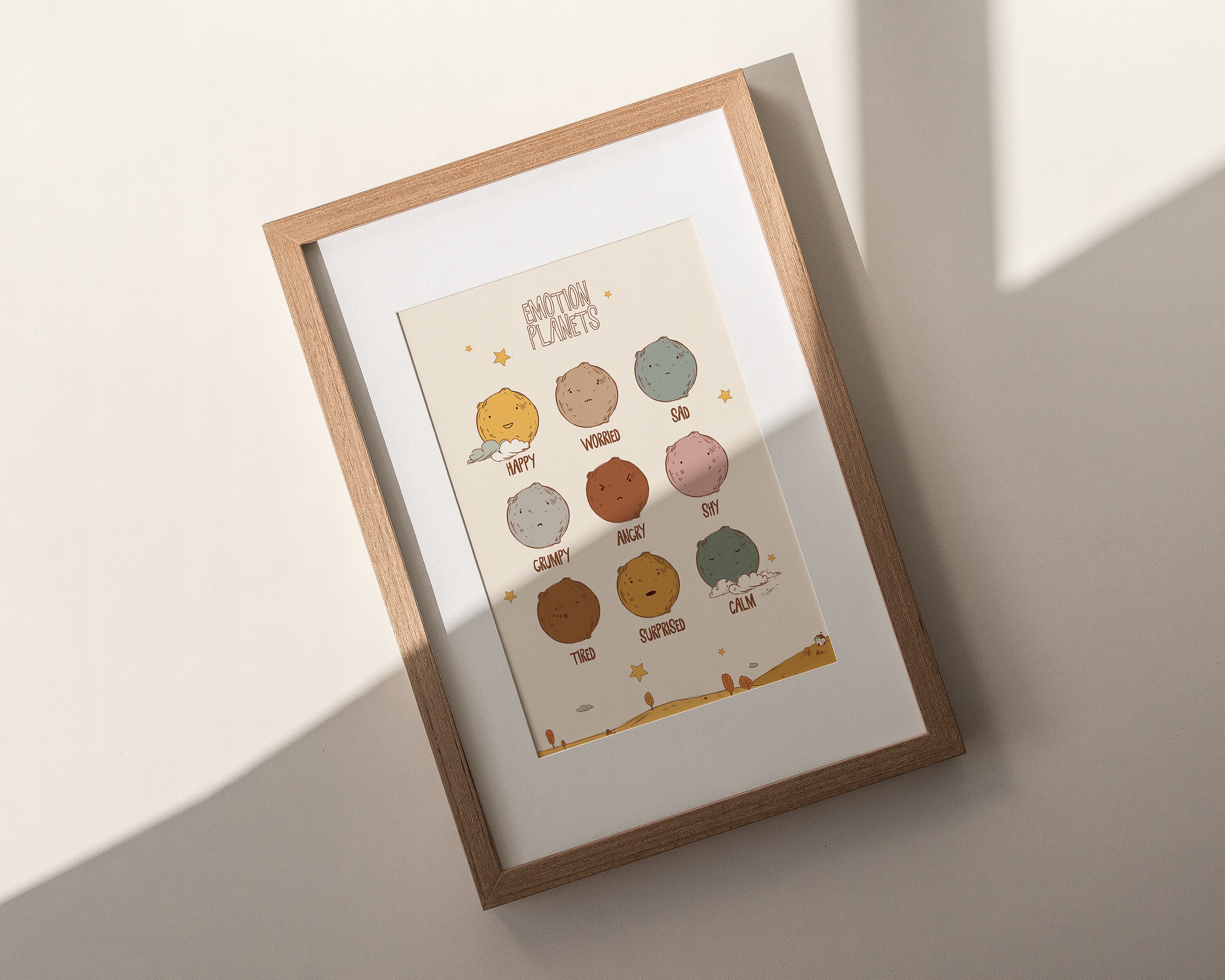 Emotion Planets - Emotions Poster for Kids, Educational Posters for ...