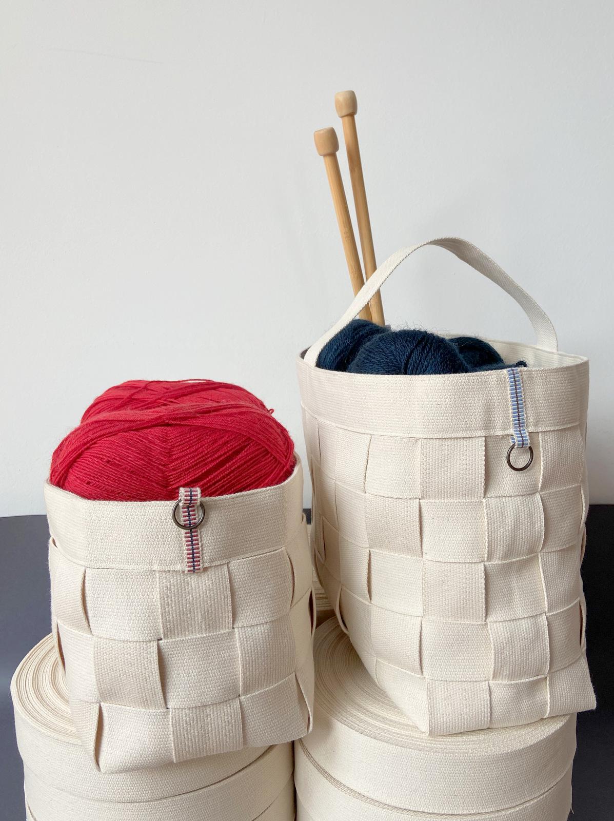 Kurt Basket Made of Webbing - Pdf Sewing Instructions - German Language ...
