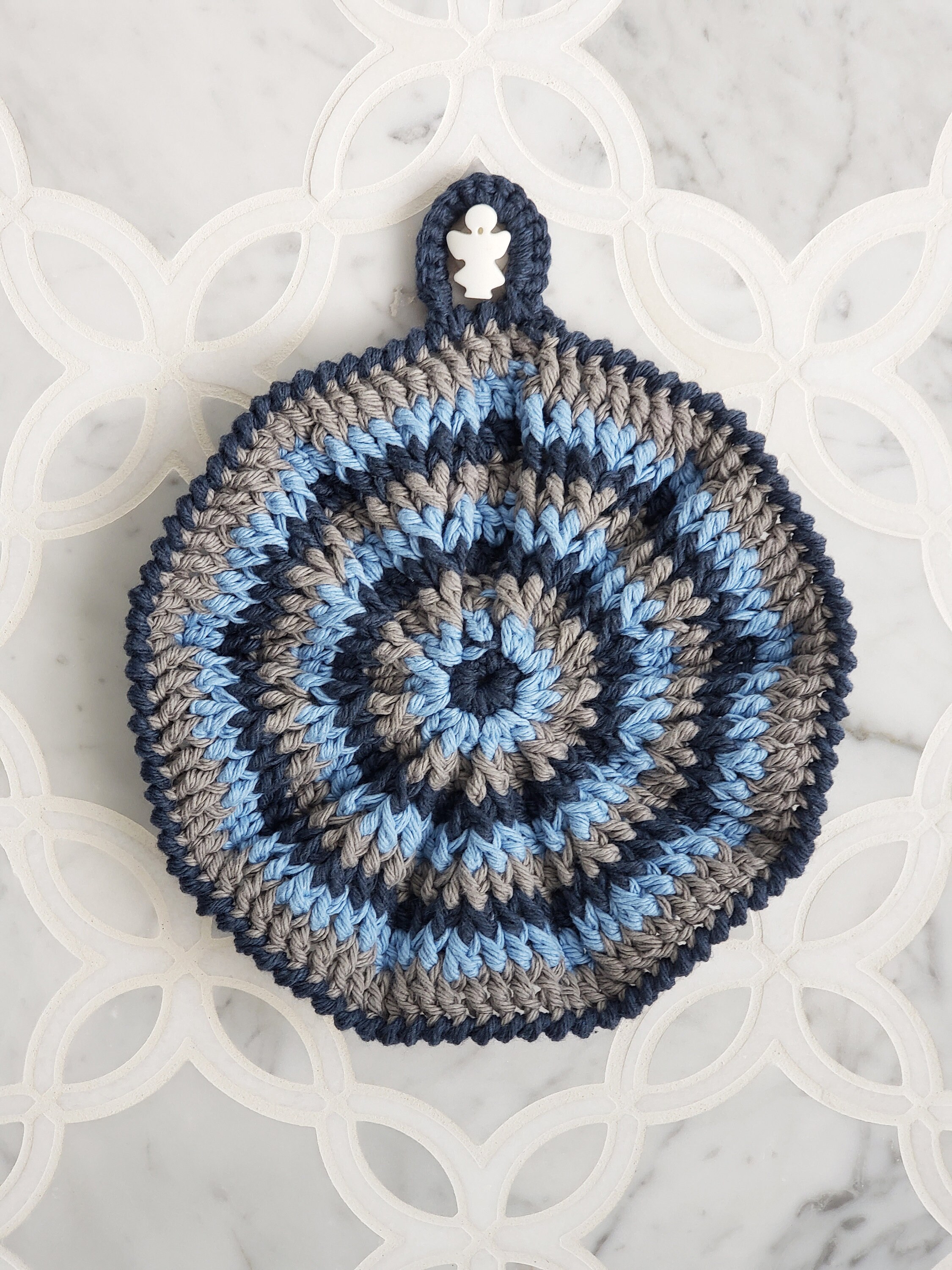 PDF Pattern: Wavy Pot Holder | Trivet | Hot Pad | Crochet Pot Holder ...