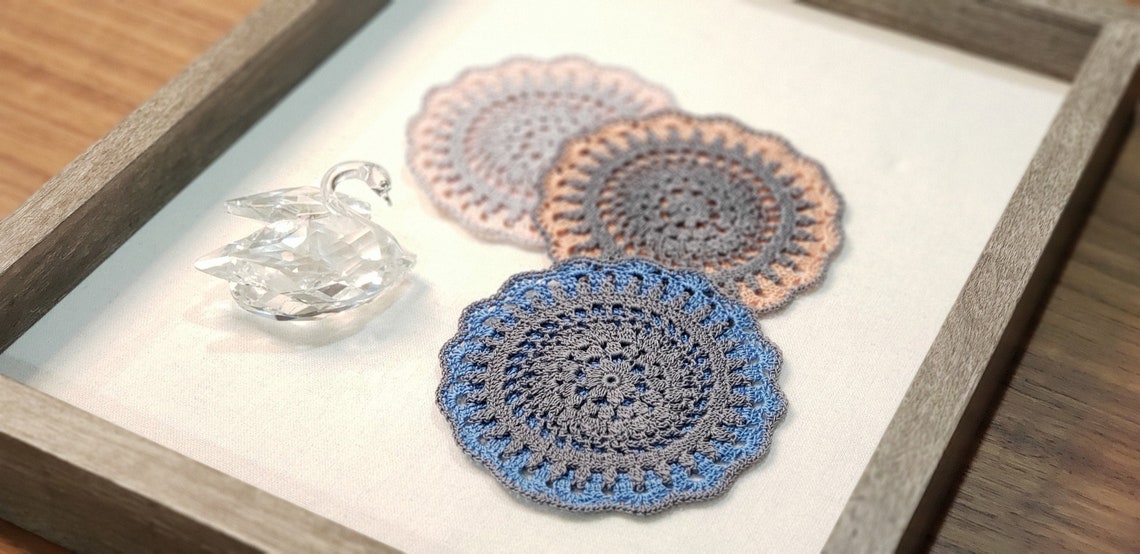 PDF Pattern: Doily Coaster Pattern | Crochet Coaster Pattern - Etsy