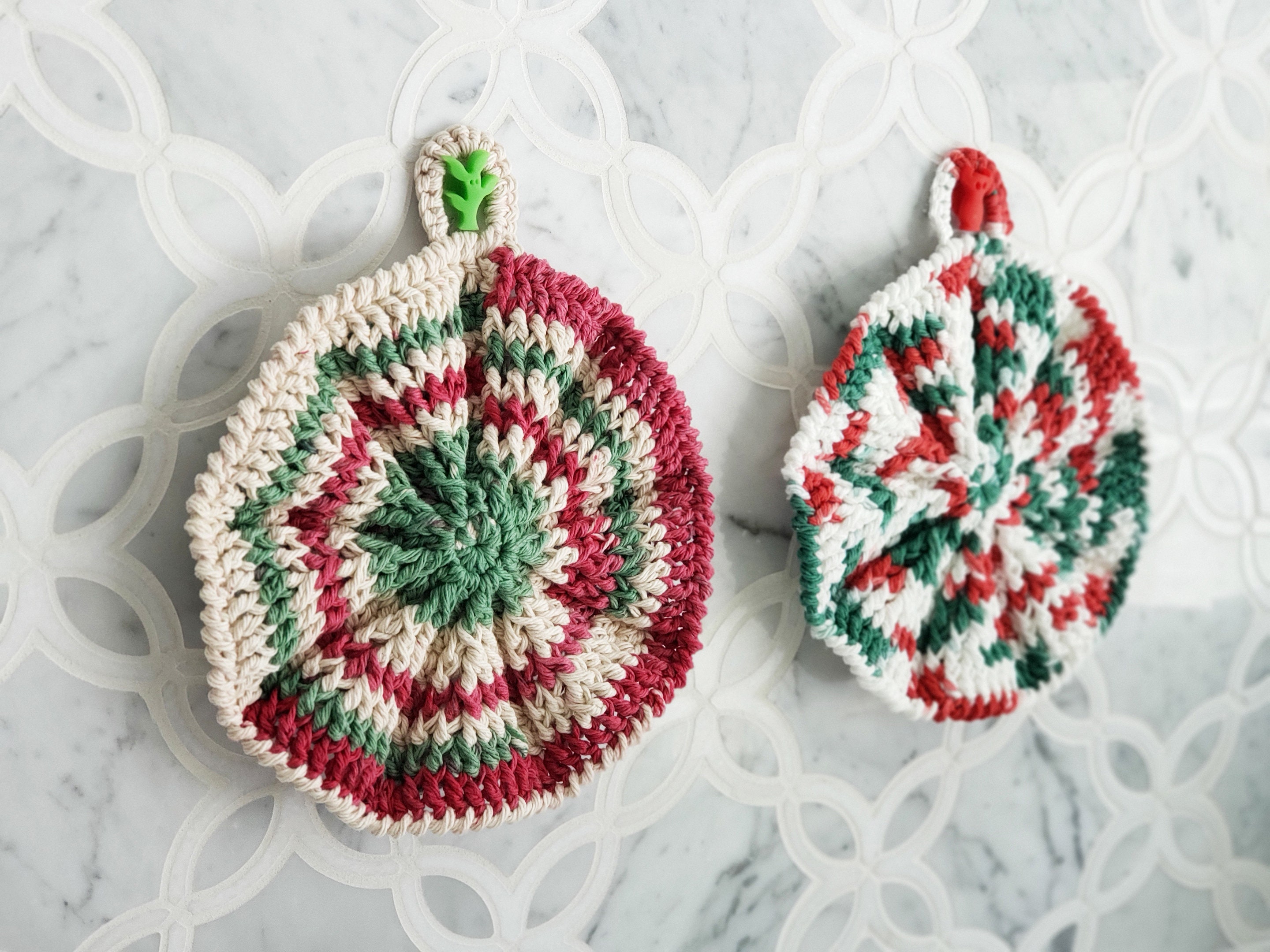 PDF Pattern: Wavy Pot Holder | Trivet | Hot Pad | Crochet Pot Holder ...