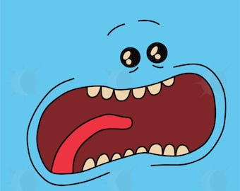 Mr Meeseeks Svg | Etsy