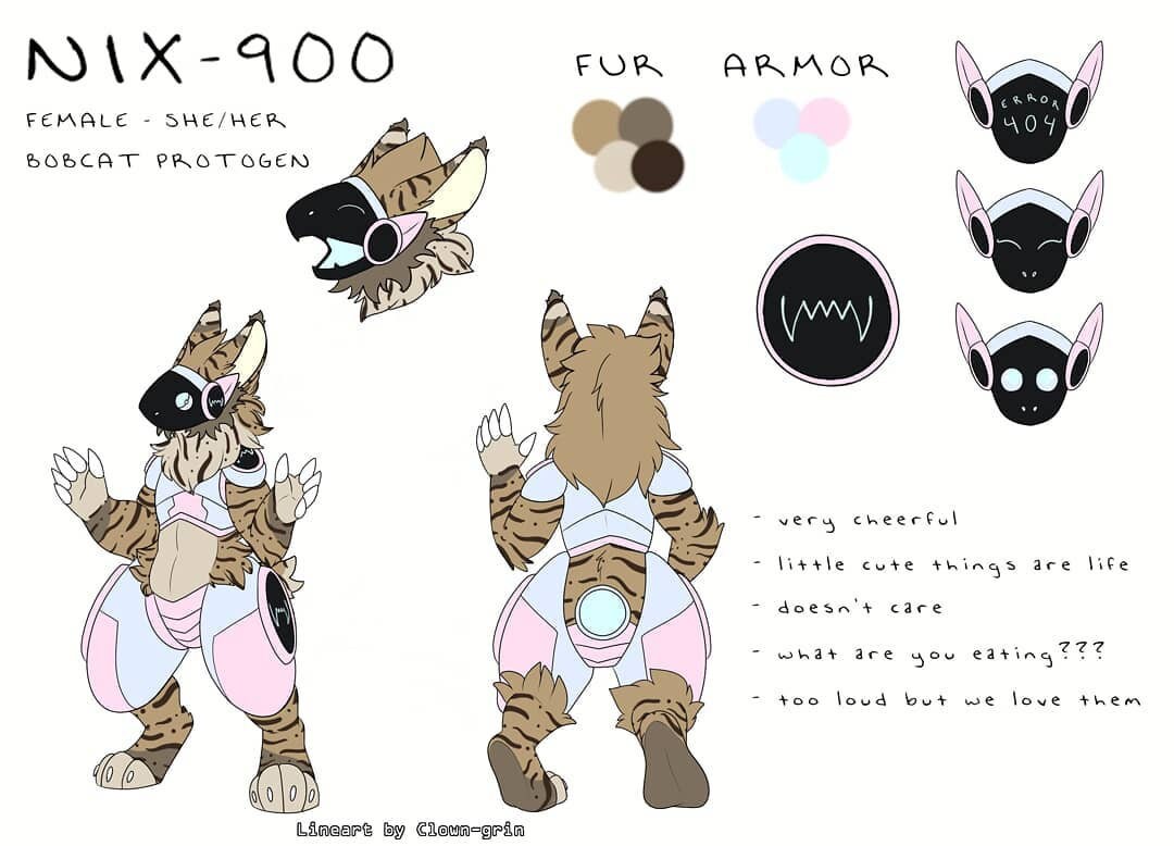 Sabertooth Protogen Adopt 4 Artworks - Etsy