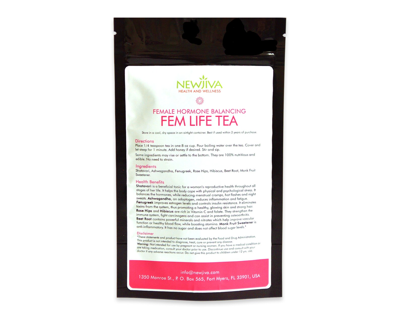 FEM LIFE TEA. Female Hormone Balance, Women's Wellness, Fertility ...