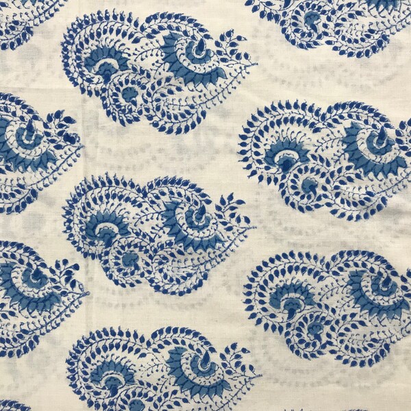 Block Print Fabric - Etsy