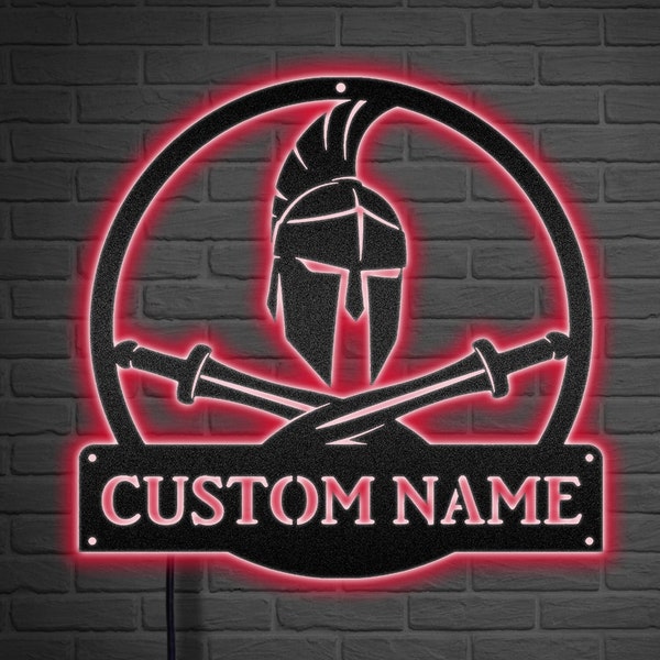 Spartan Monogram - Etsy