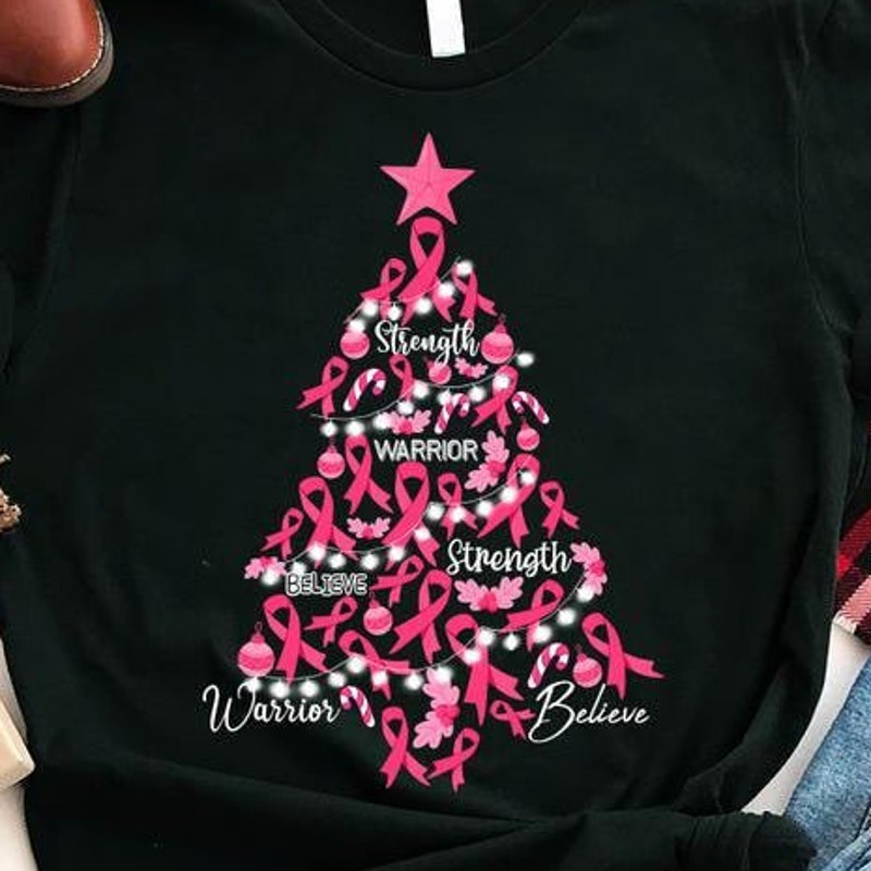 Ribbon Christmas Tree Svg - Etsy