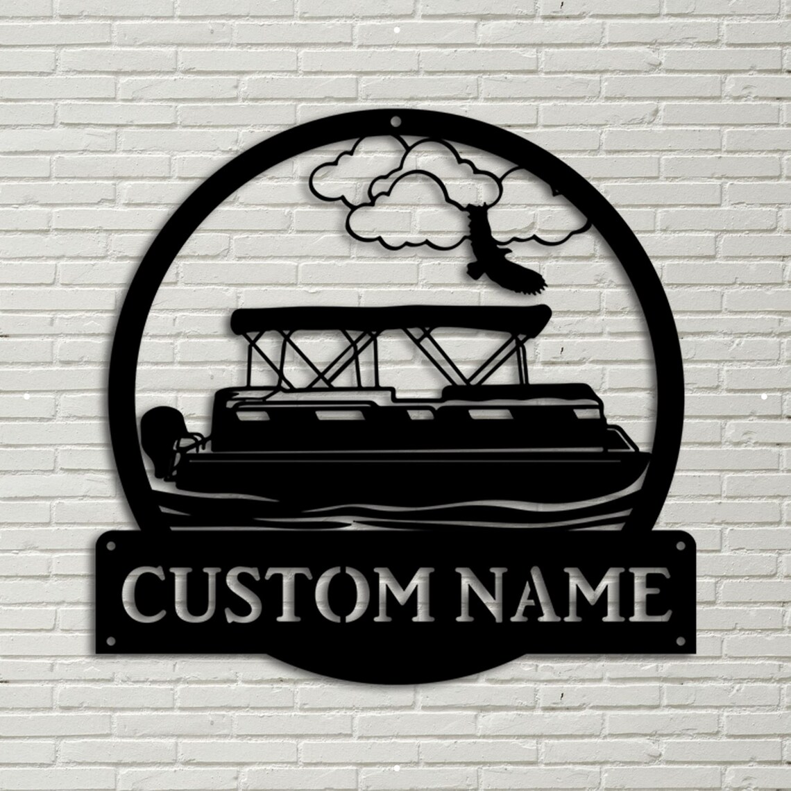 Personalized Pontoon Boat Metal Sign Art Custom Pontoon Boat - Etsy