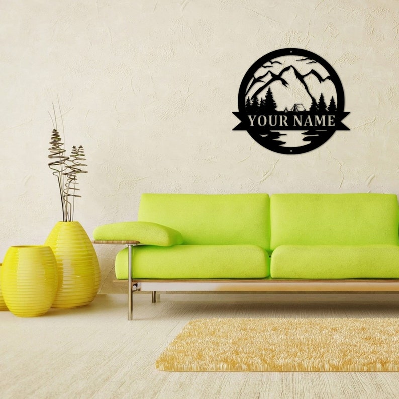 Custom Tent Camper Sign Metal Decor Camping Outdoors SIGN | Etsy