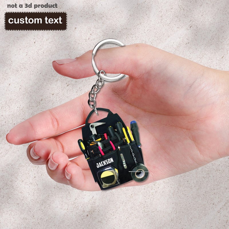 Keychain for Electrician - Etsy