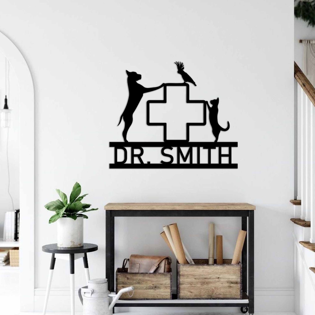 Personalized Veterinary Metal Sign, Veterinary Sign, Veterinary Gift ...