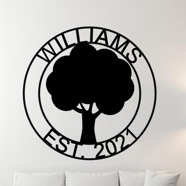 Oak Tree Sign - Etsy